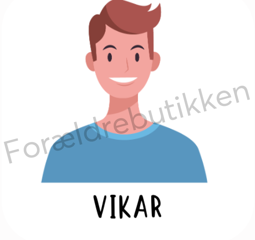 Piktogram - Vikar – Forældrebutikken
