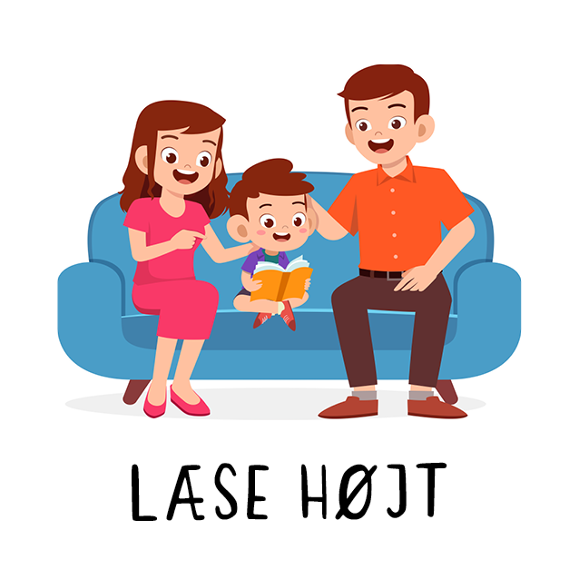 Piktogram - Læse højt (Dreng) – Forældrebutikken