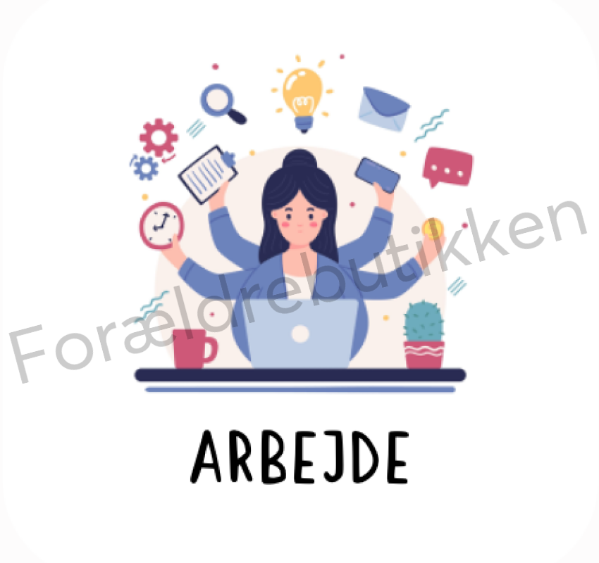 Piktogram - Arbejde – Forældrebutikken