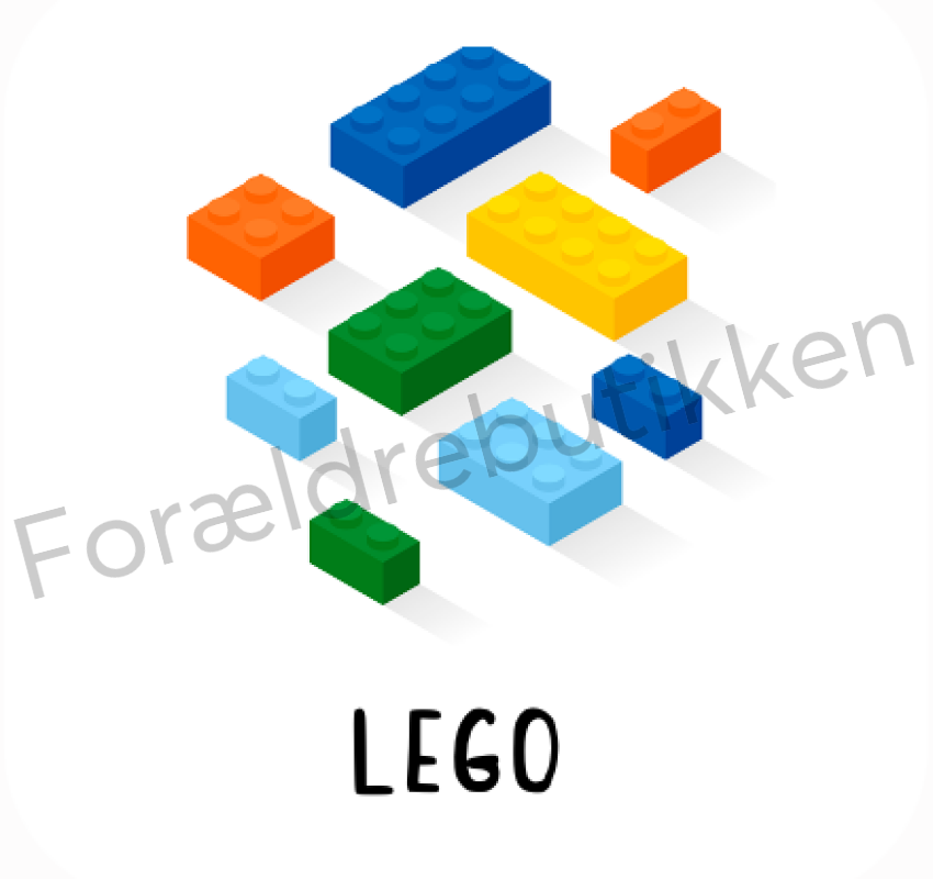 Piktogram brik- Lego – Forældrebutikken
