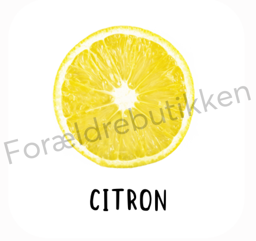Piktogram - Citron – Forældrebutikken