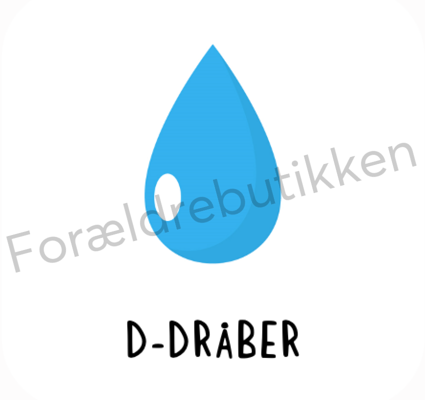 Piktogram - D-dråber – Forældrebutikken