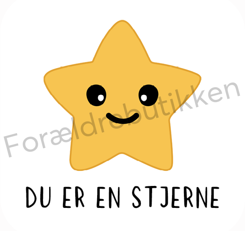 Piktogram - Du er en stjerne – Forældrebutikken