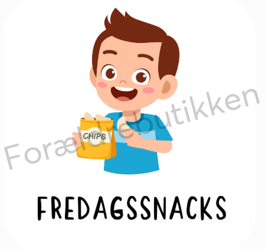Piktogram - Fredagssnacks – Forældrebutikken