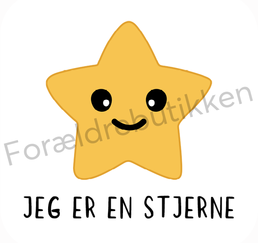Piktogram - Jeg er en stjerne – Forældrebutikken
