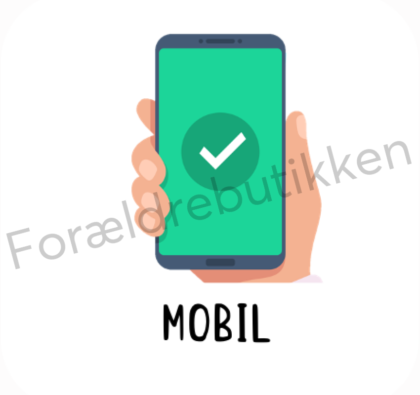 Piktogram - Mobil – Forældrebutikken