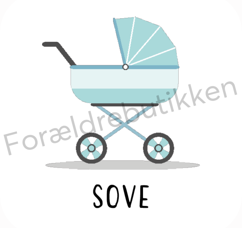 Piktogram - Sove (Barnevogn) – Forældrebutikken