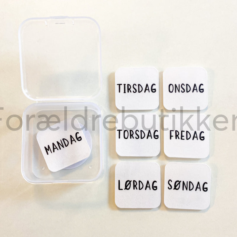 Piktogramsæt - Ugedage – Forældrebutikken