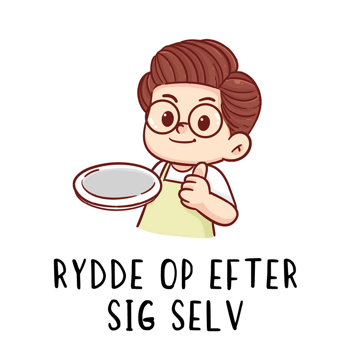 Piktogram - Rydde op efter sig selv – Forældrebutikken