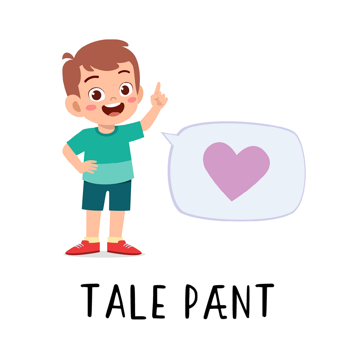 Piktogram - Tale pænt – Forældrebutikken